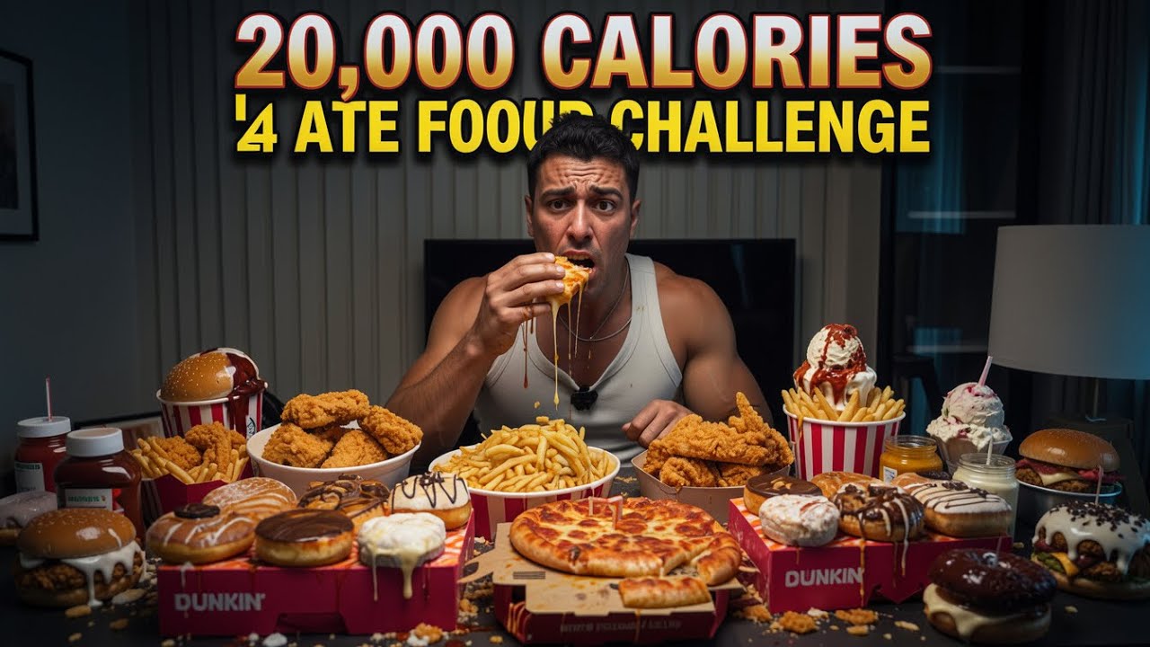 20,000 Calorie Challenge! | Cheat Day - YouTube