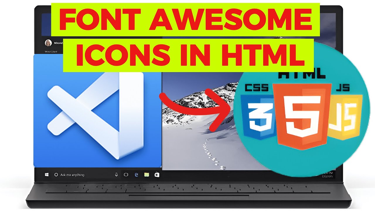 How to Use Font Awesome Icons in HTML 2024 (Simple Guide) - YouTube