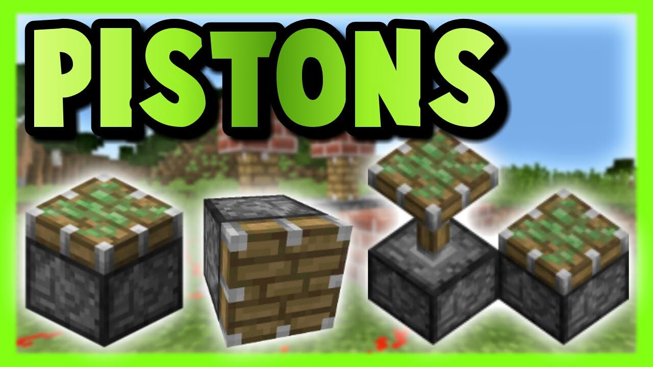 มอดลูกสูบ - PISTONS MOD | MINECRAFT PE 0.13.0 - YouTube