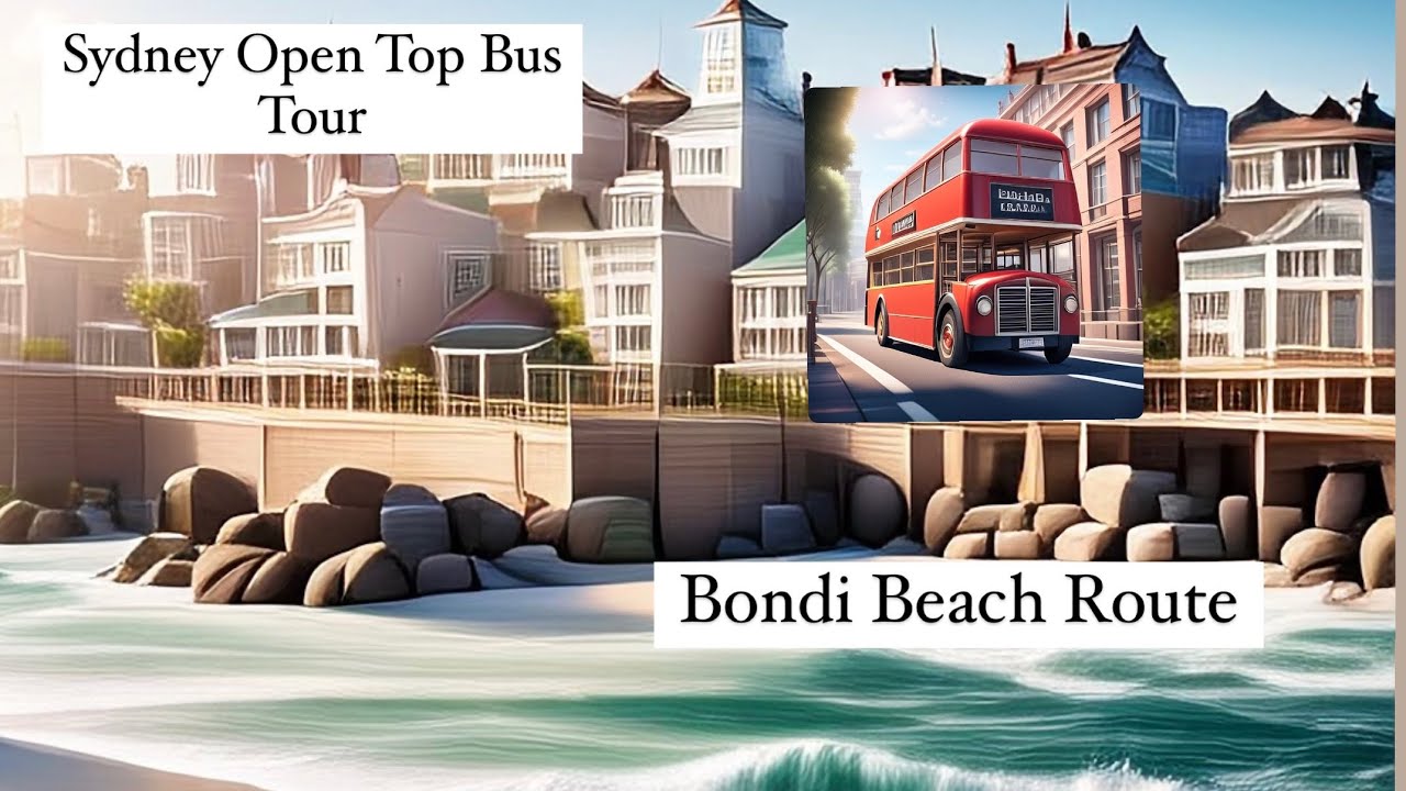 Bondi Beach Route on an Open Top Bus - YouTube