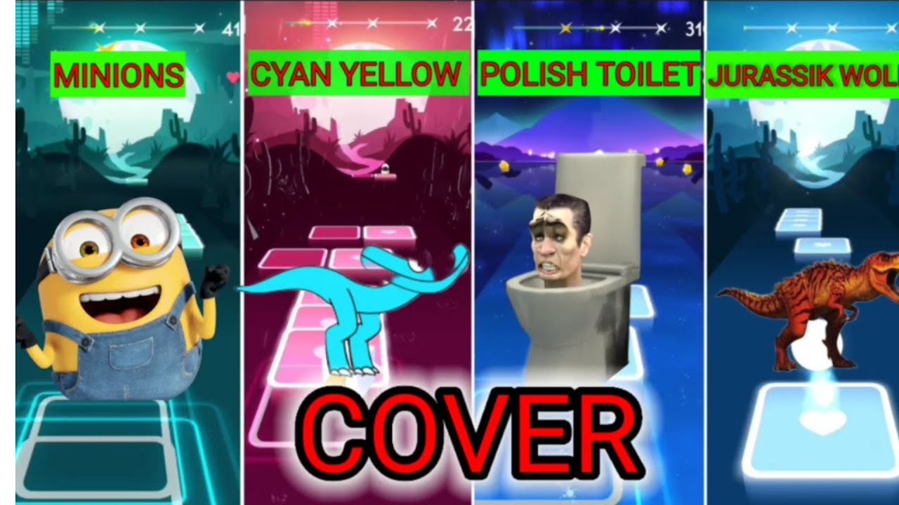 km Minions The Rise of GRU Polish Toilet Spin Song Toons Jurassic World ...