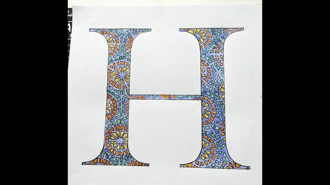 Tessellation - Letter H example - YouTube