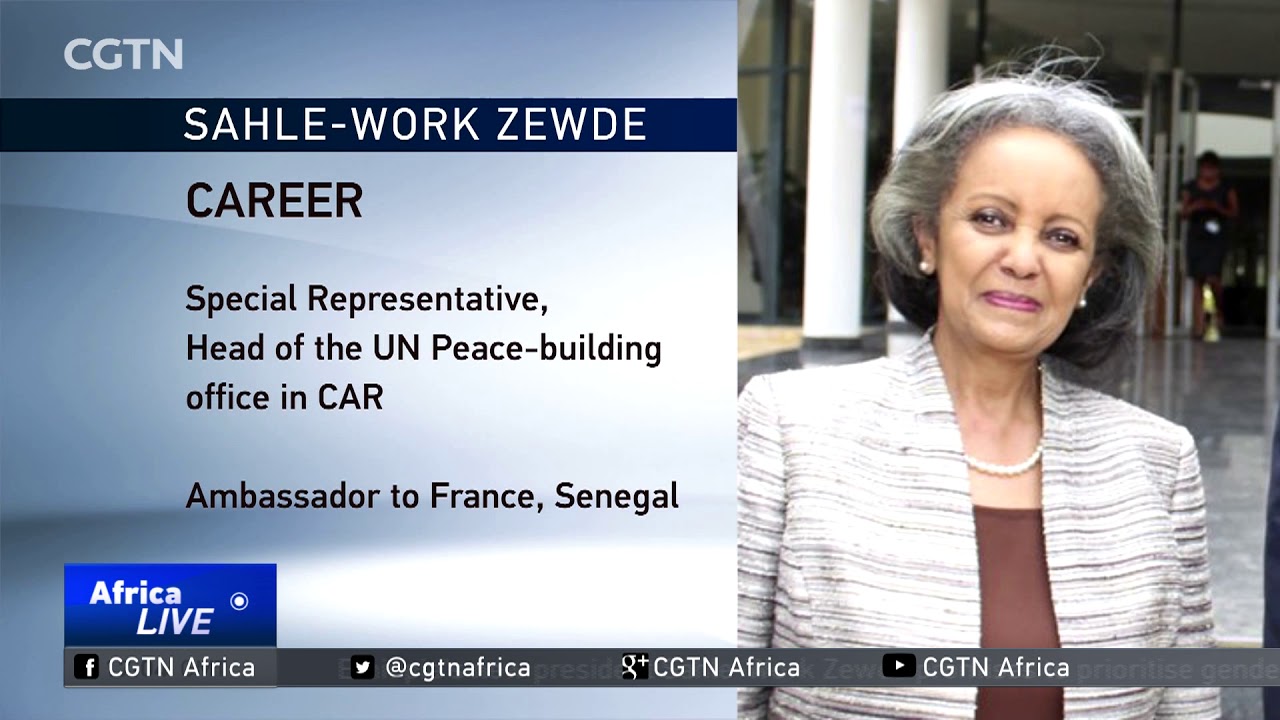 Ethiopia's newly-elected president Sahle-Work Zewde - YouTube