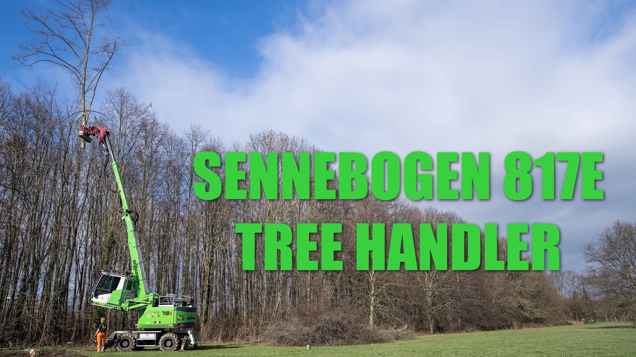 Sennebogen 817E Tree Handler - YouTube