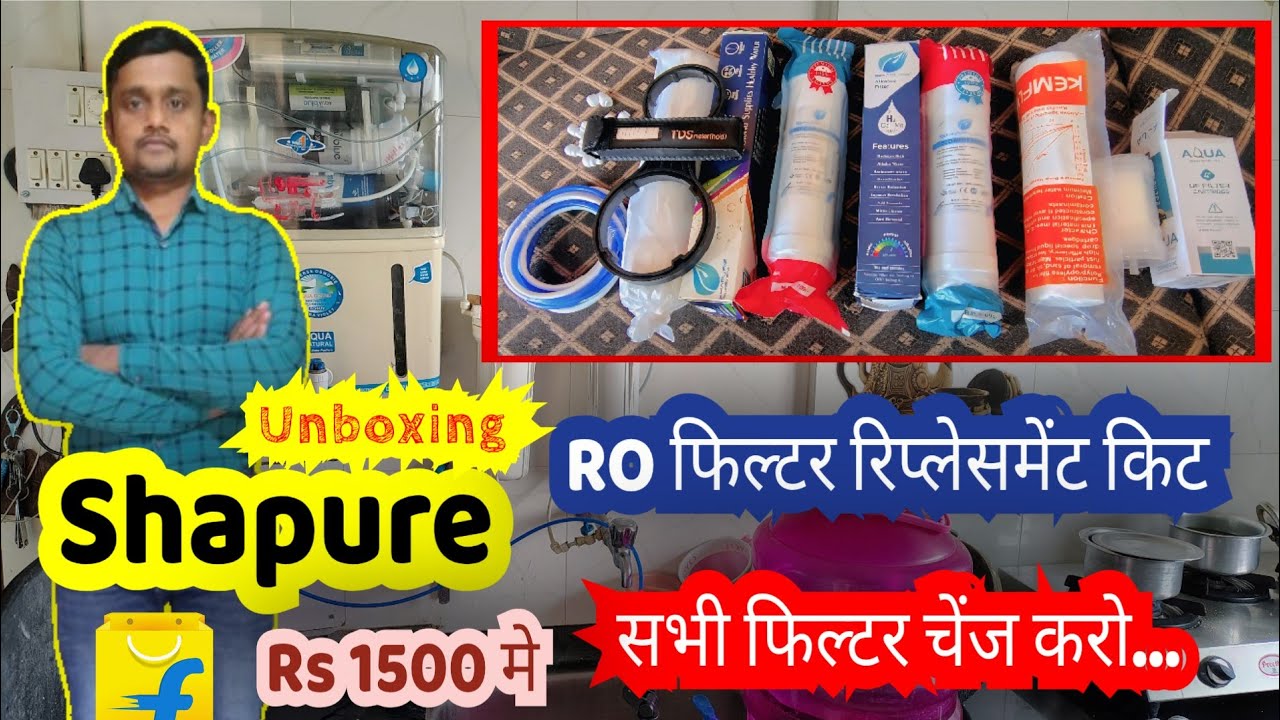 Shapure Alkaline RO Service Kit Review | Original UF Membrane || Best ...
