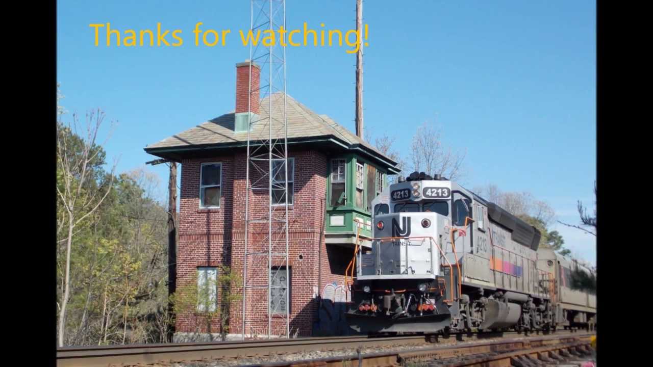 HD: NJT Atlantic City Line trains in Berlin and Winslow Junction - YouTube