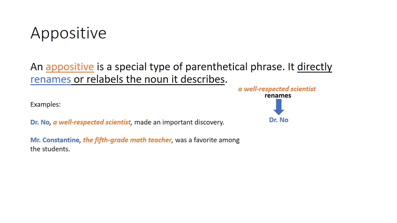 Comma - Appositive - YouTube