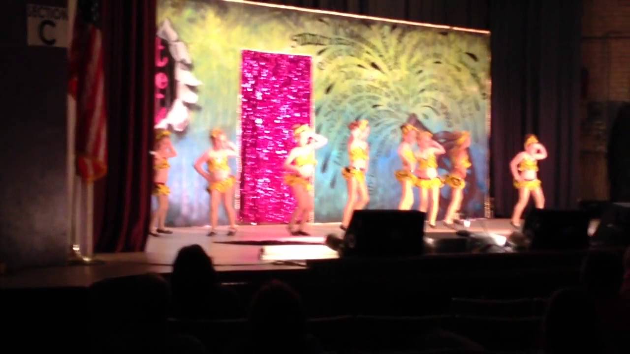 Alexis' dance recital "yellow polka dot bikini" - YouTube