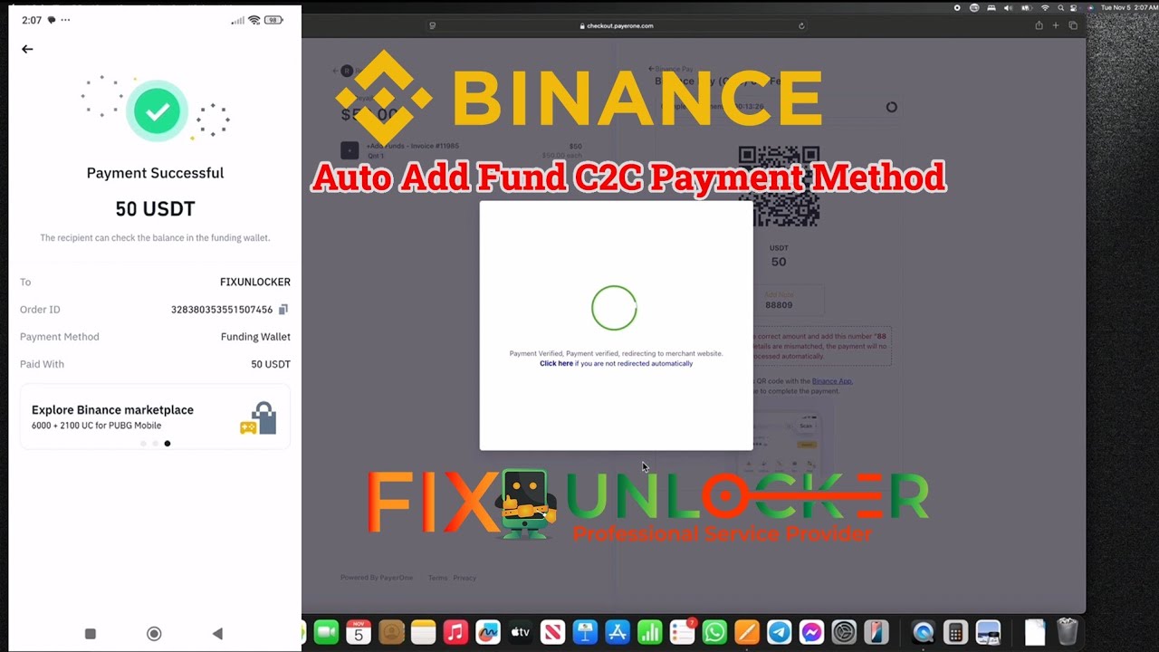 How To Use Binance Pay C2C Auto ADD-FUND (0% Fees) | Step by Step Guide ...