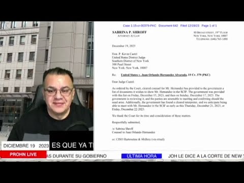 Ultima Hora Ultima Hora Juez Kevin Castel no cambiara fecha del Juicio ...