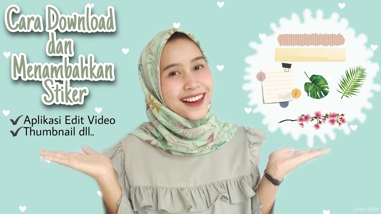 CARA DOWNLOAD STIKER | BISA UNTUK THUMBNAIL DAN EDIT VIDEO - YouTube