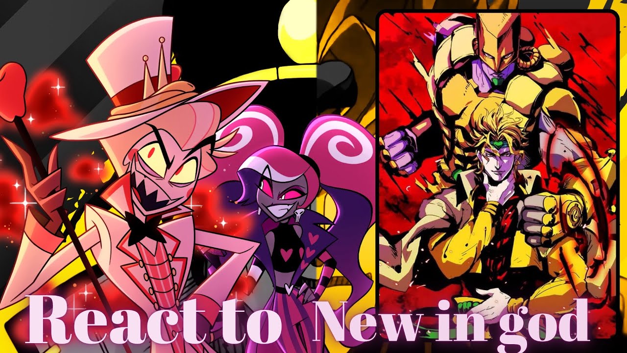 Hazbin Hotel Angels react to dio brando | JJBA | Lucifer | Charlie ...