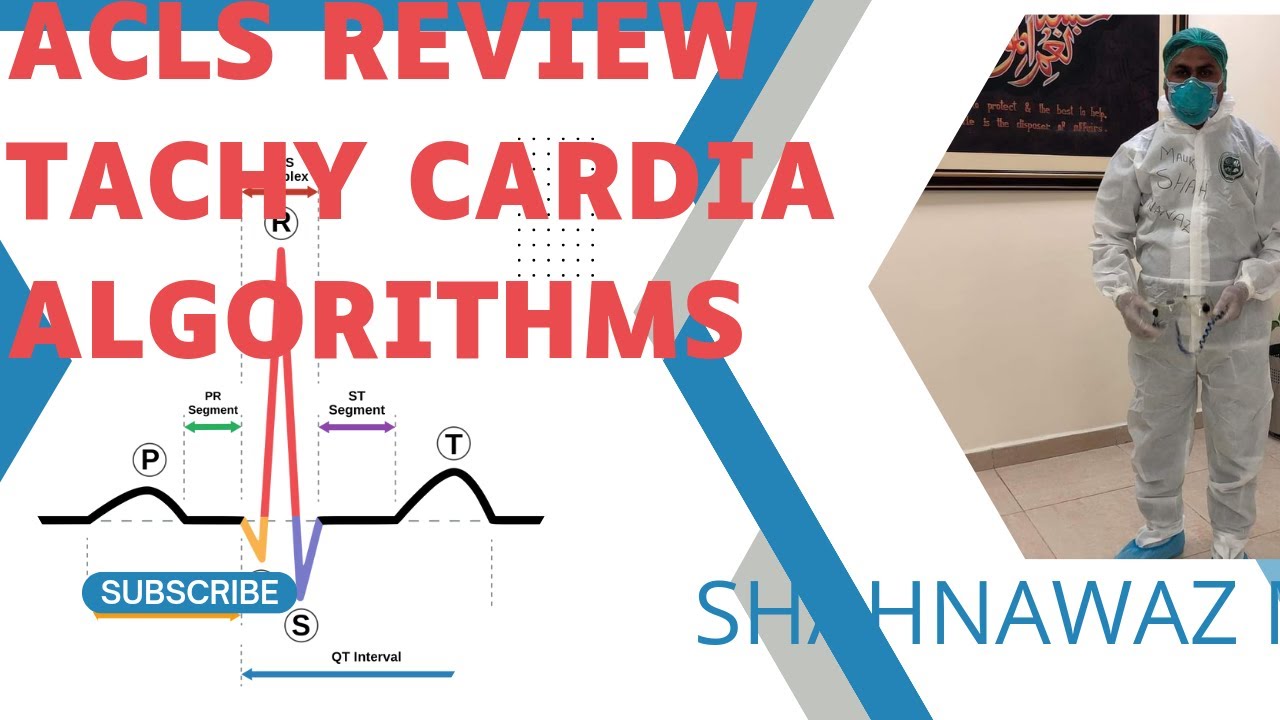 || ACLS REVIEW ||TACHY CARDIA ALGORITHM ||AHA GAUIDLINES||2020 - YouTube