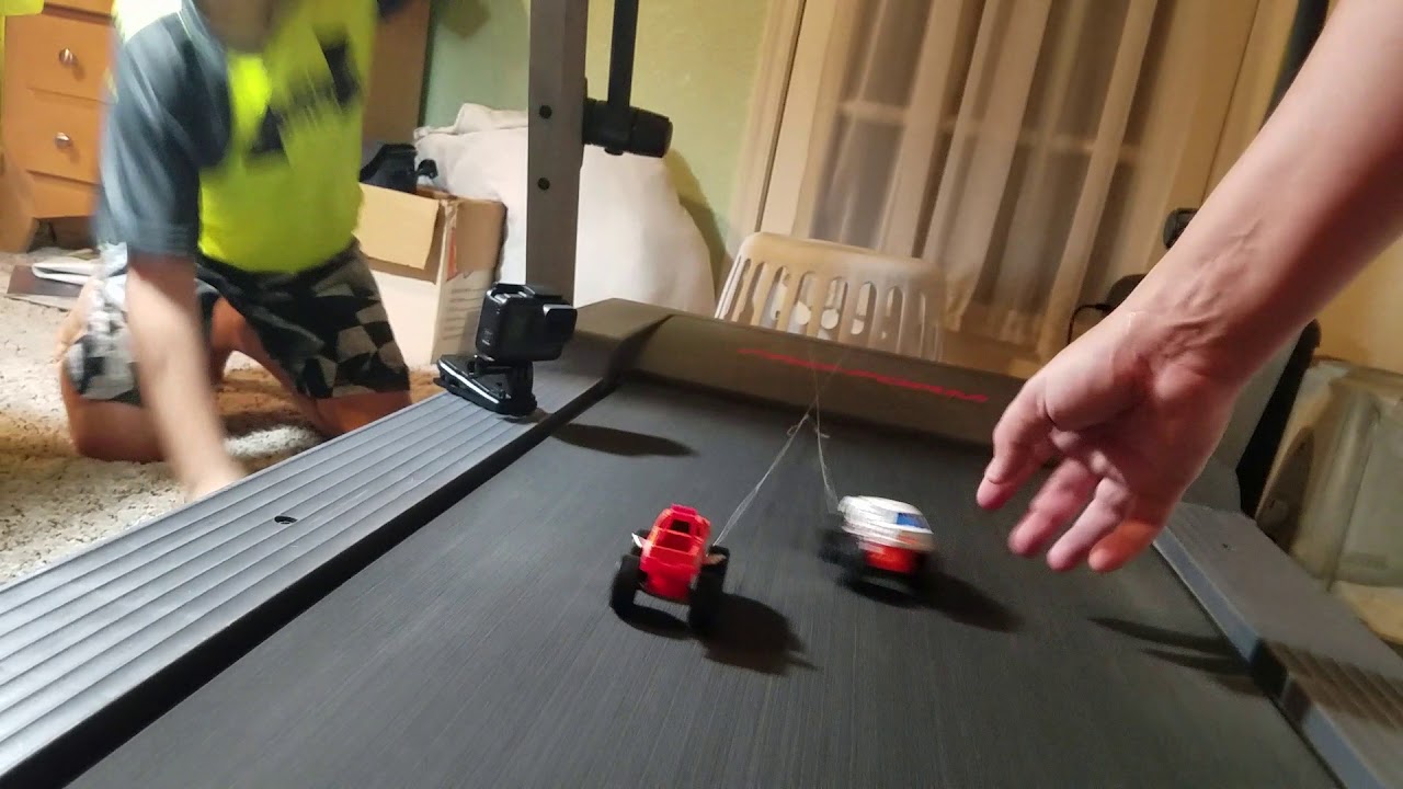 10 mph toys on the treadmill - YouTube