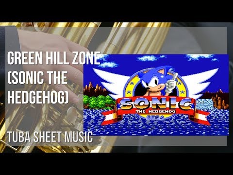 Tuba Sheet Music: How to play Green Hill Zone (Sonic the Hedgehog) by ...