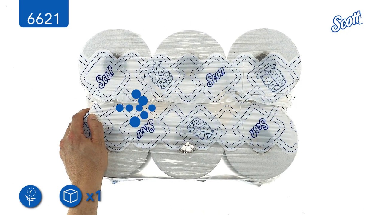 6621 SCOTT® Control SLIMROLL* Hand Towels - YouTube