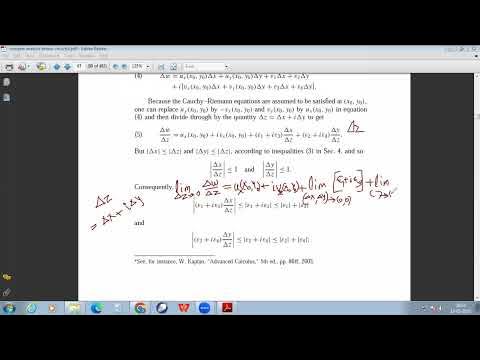 DIFFERENTIABILITY OF COMPLEX FUNCTIONS - YouTube