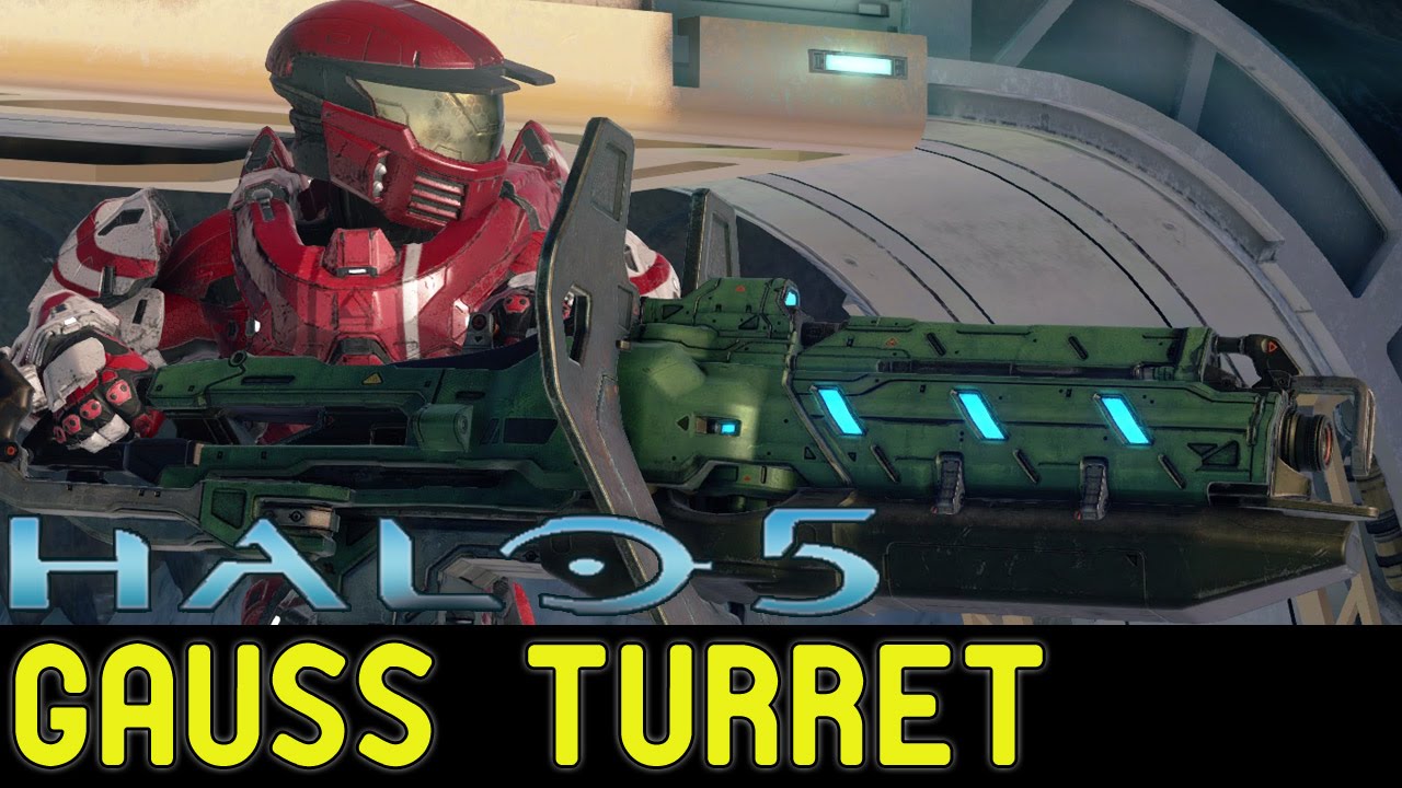 Halo 5: Guardians - Legendary Weapon Showcase - Gauss Turret - YouTube