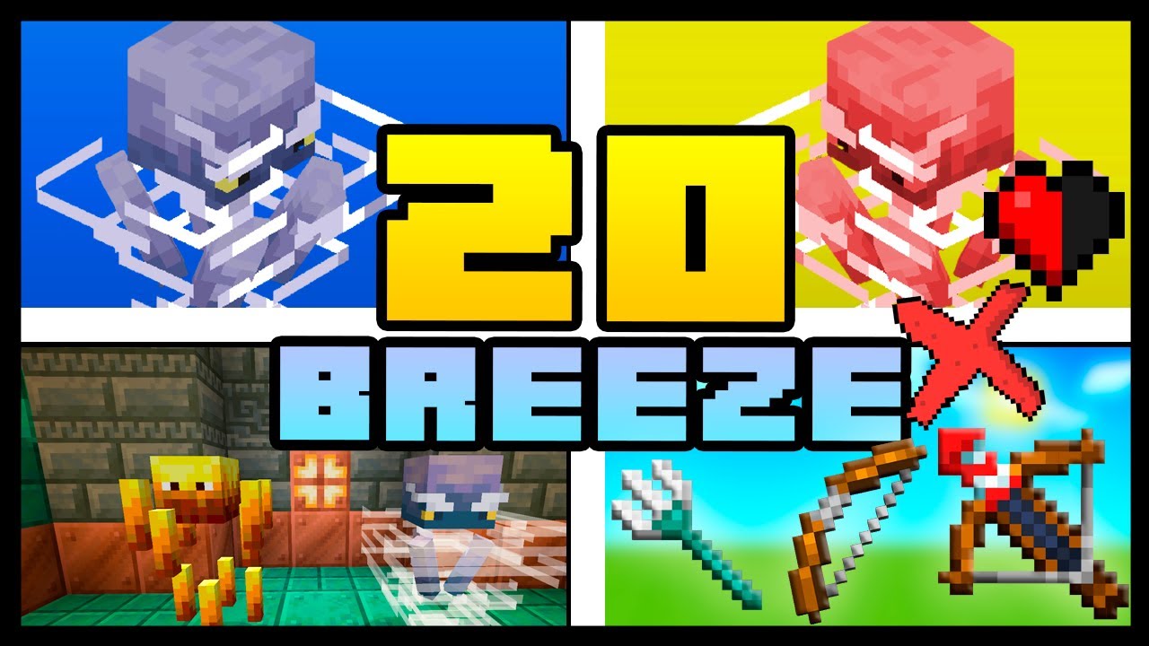 MINECRAFT 1.21 - 20 COISAS QUE VOCÊ PRECISA SABER SOBRE O MOB BREEZE (A ...