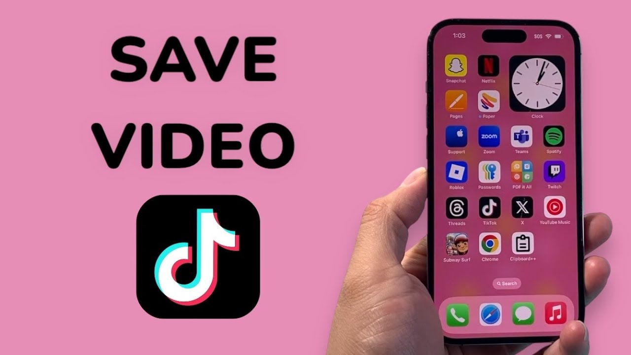 How To Save TikTok Video Without Posting - YouTube