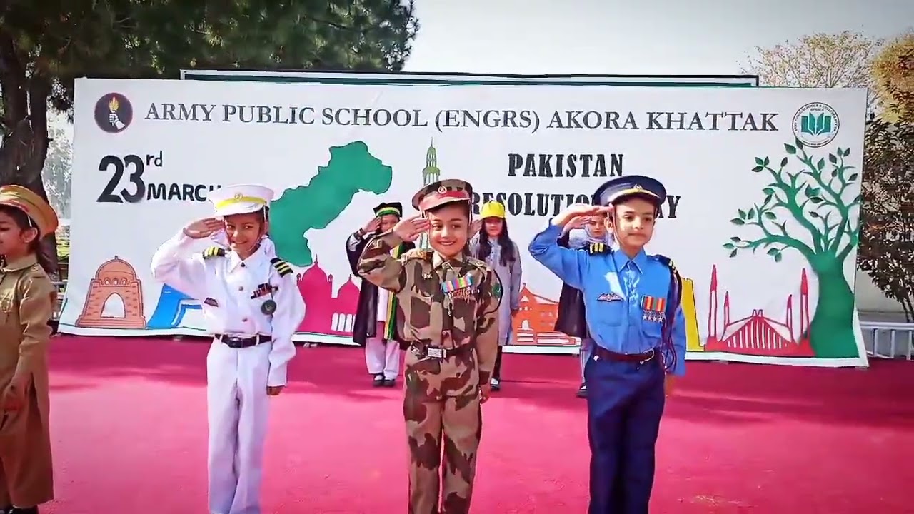 23 March Pakistan Resolution Day | Army Public school (Engrs) Akora ...