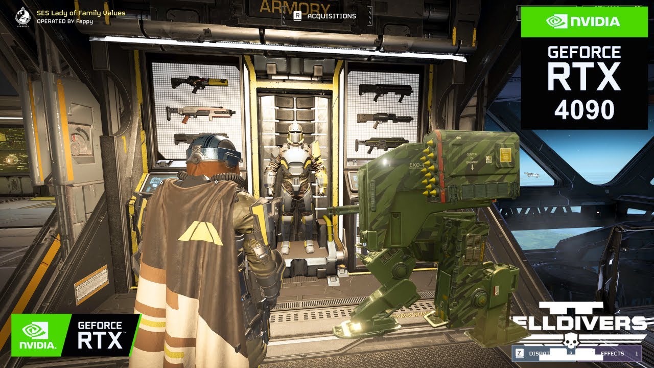 HELLDIVERS 2: UNDERGROWTH EXOSUIT PATTERN on RTX 4090 24GB (4K Maximum Graphics) - YouTube