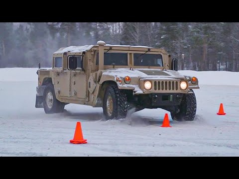 U.S. Marine Corps, tactical drivers training course, Setermoen, Norway ...