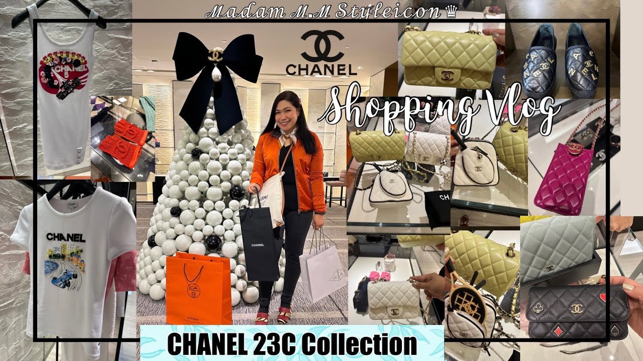 CHANEL 23C Cruise COLLECTION SHOPPING VLOG | CLASSIC FLAPS, SLG, SHOES ...