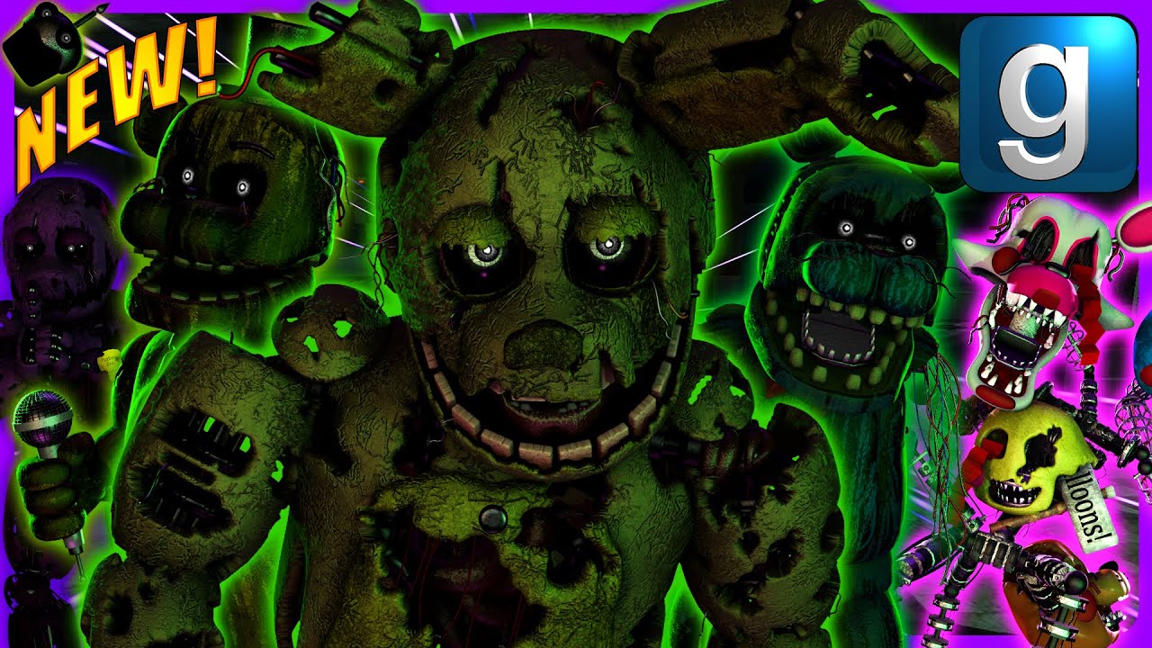 Gmod FNAF | Review | Brand New DrGBase FNAF Nextbots! [Part 4] - YouTube