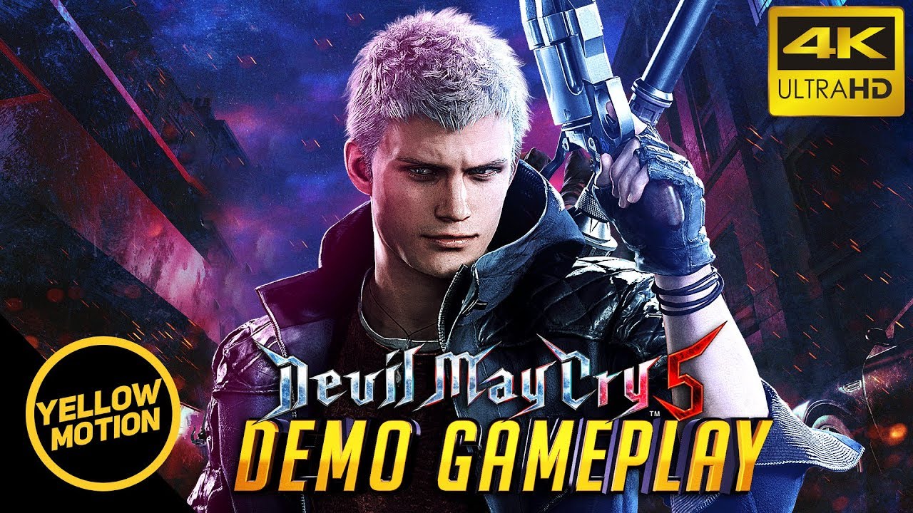 DEVIL MAY CRY 5 DEMO PS4 Pro Playthrough | Punch Line Devil Breaker ...