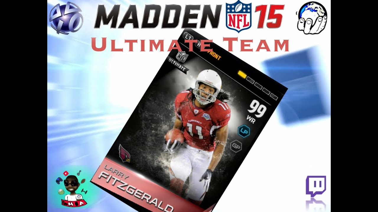 Madden Ultimate Team - ULTIMATE TEAM Larry Fitzgerald | MUT Gameplay ...