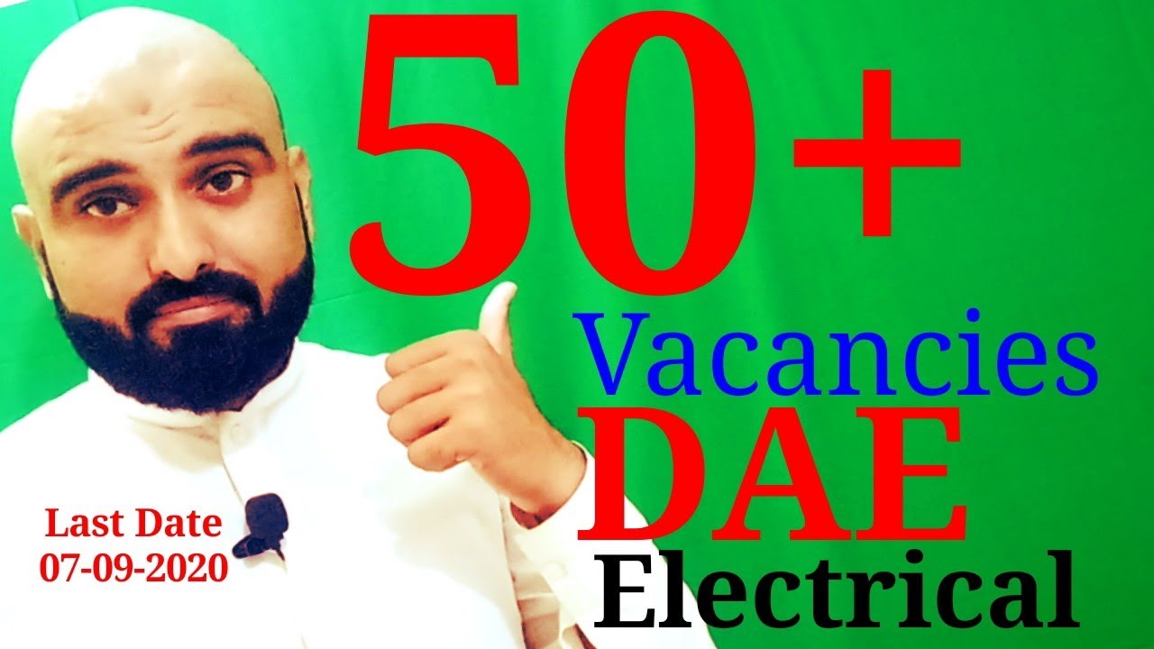 DAE Electrical Jobs | Sub Engineer - YouTube