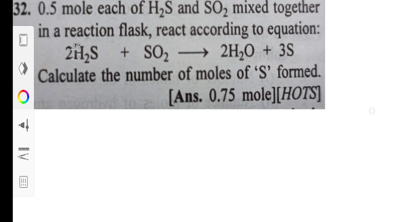 Limiting & Excess reagent Part 3 - YouTube