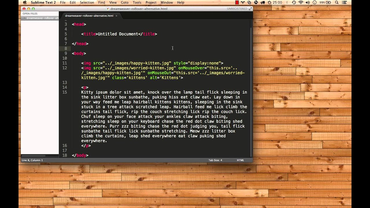 HTML: Sublime Text Tour - YouTube