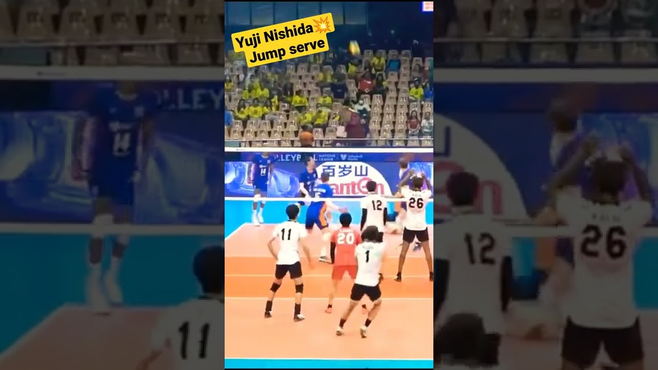 Yuji Nishida 💥Jump serve 2022. #shorts #volleyball #japanvolleyball ...