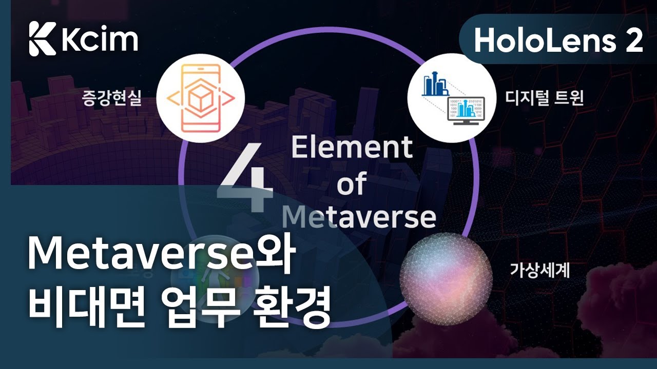 [HoloLens 2 웨비나] Metaverse와 비대면 업무 환경 - YouTube