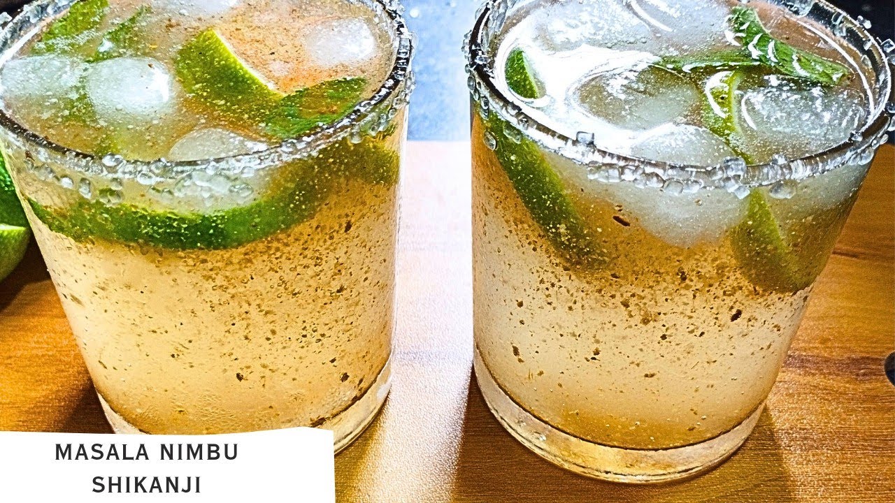 nimbu masala shikanji recipe//shikanji recipe//soda shikanji ...