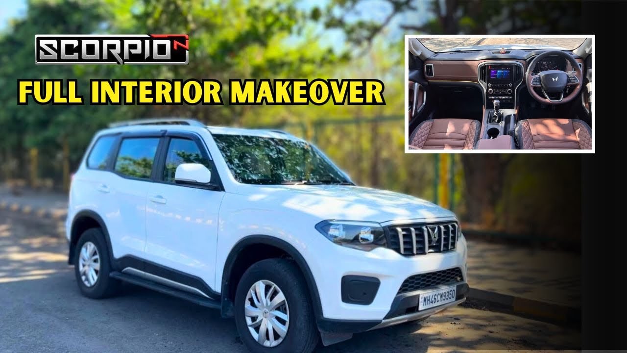 MAHINDRA SCORPIO-N Z2 modified | FULL LEATHER INTERIOR | 9022264447 ...
