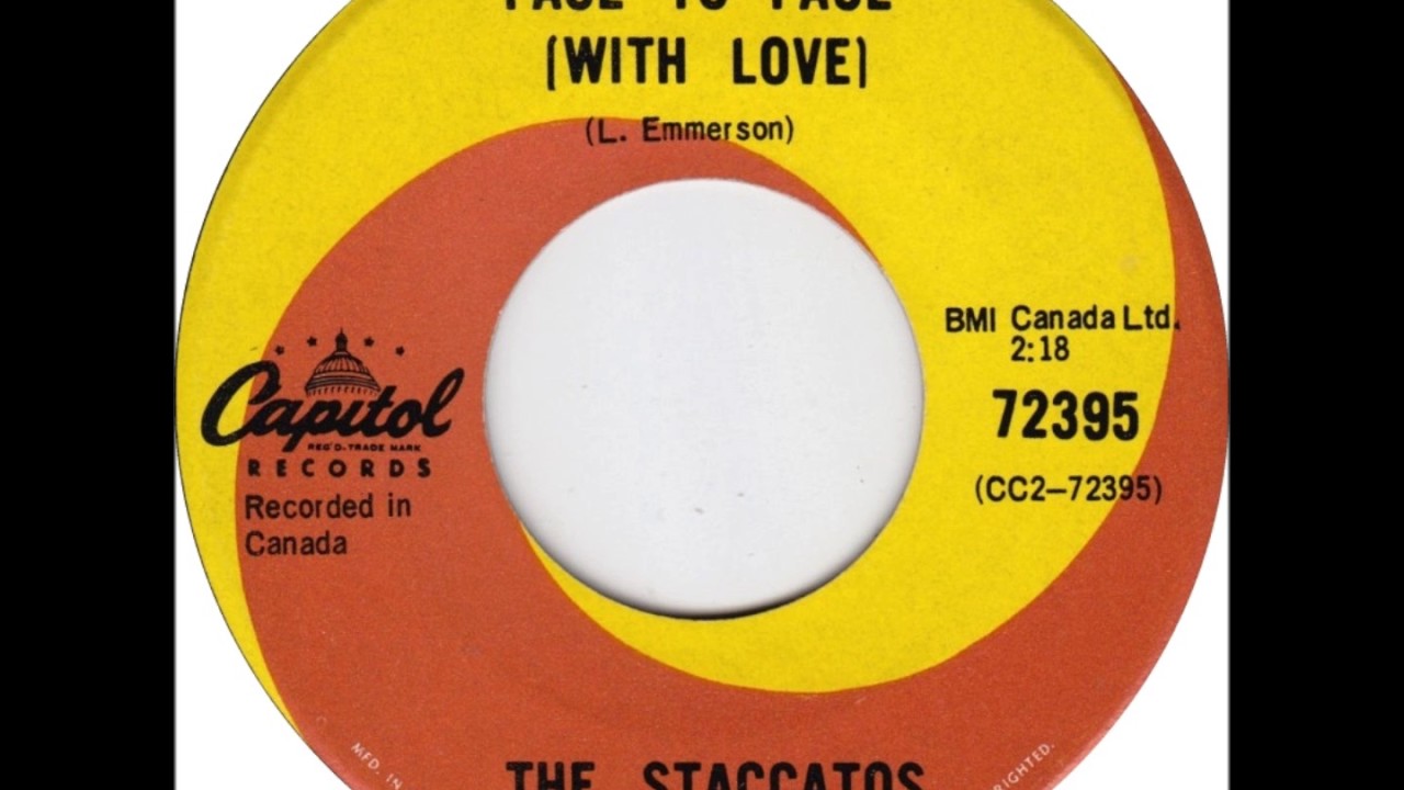 The Staccatos - Face To Face (With Love) - YouTube
