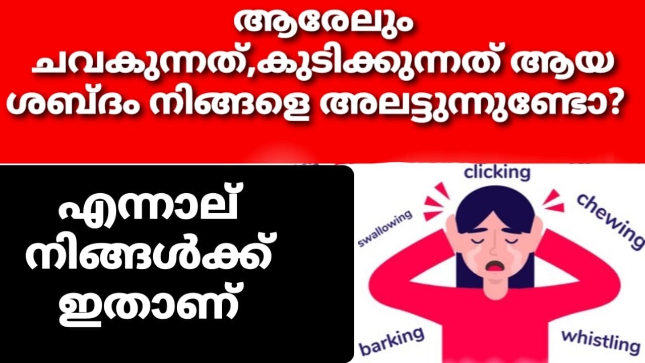 MISOPHONIA | SELECTIVE SOUND SENSITIVITY SYNDROME| ചില ശബ്ദങ്ങൾ കേ ...