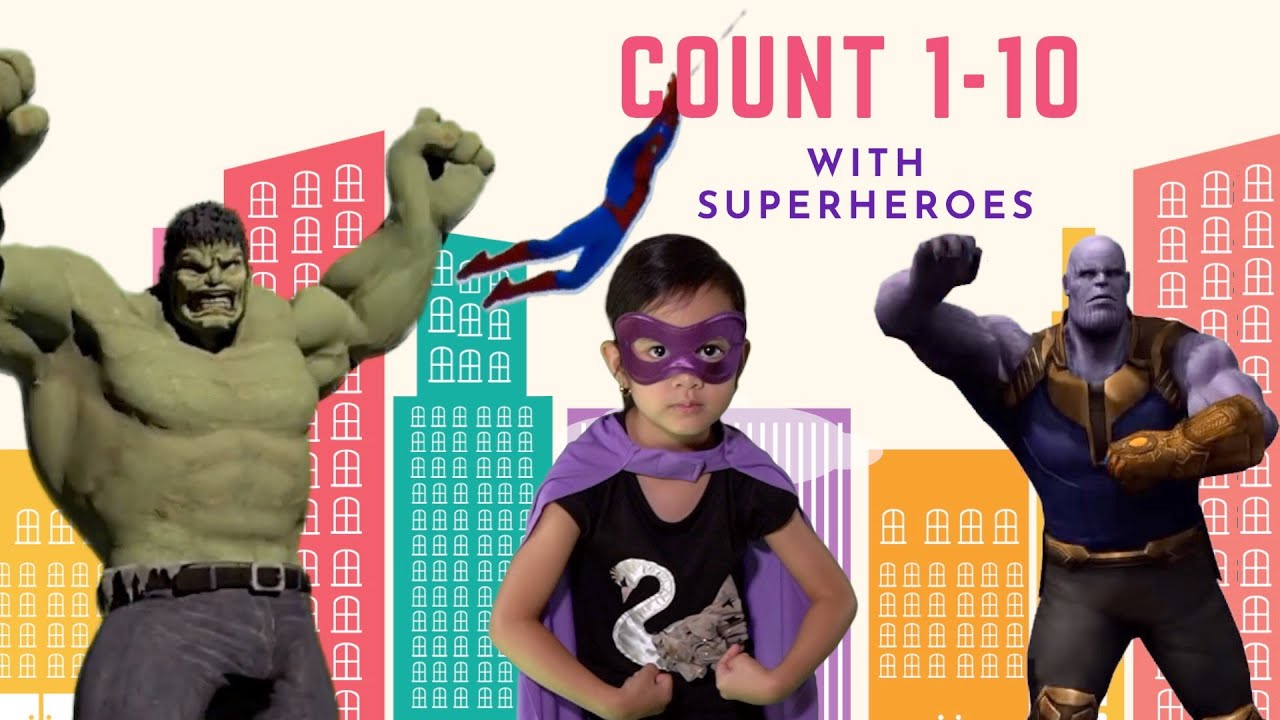 Count to 10 with Superhero Friends | Sia and Elias - YouTube