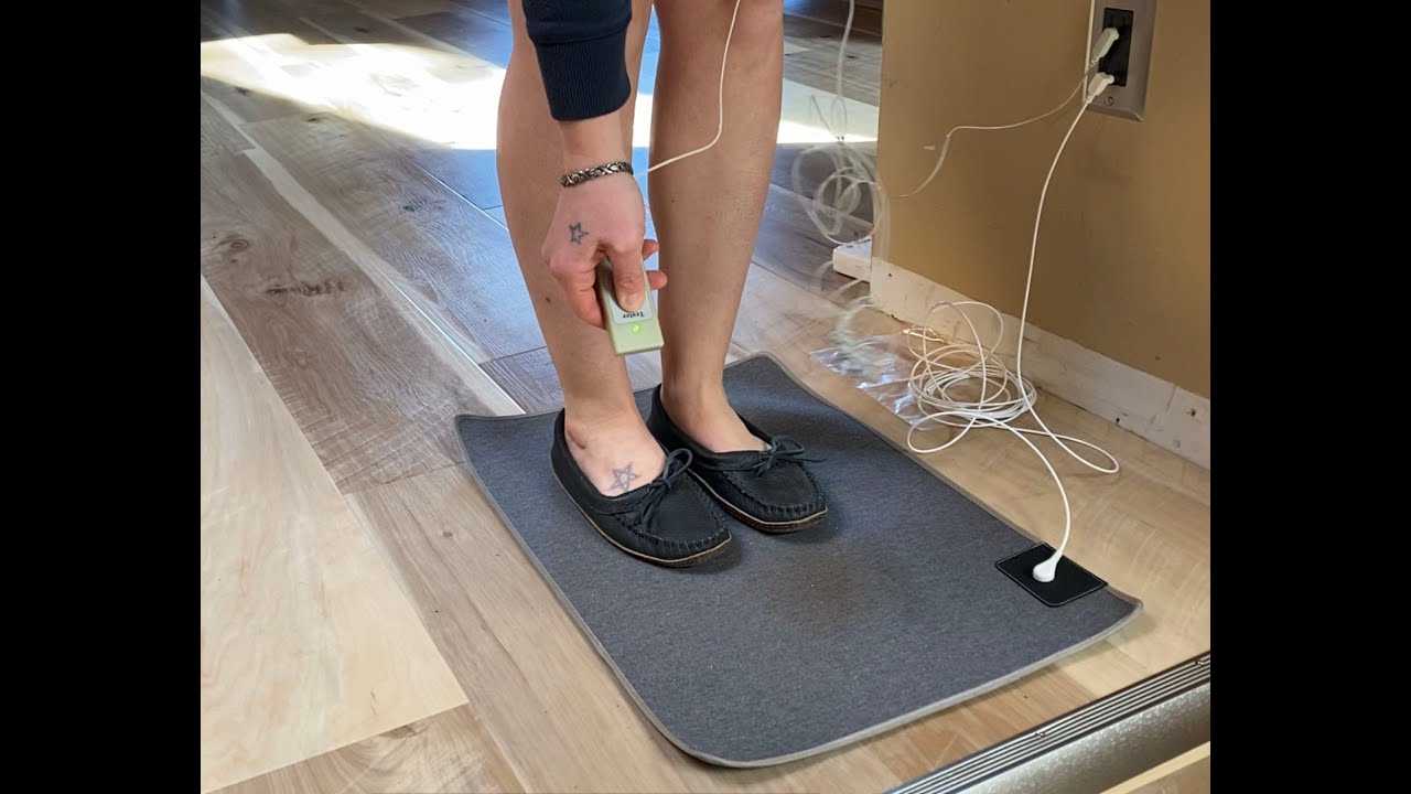 Grounding In Leather Moccasins - YouTube