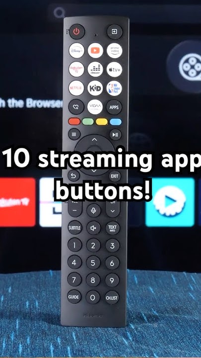 Too many app buttons? Hisense 2024 remote control review - YouTube