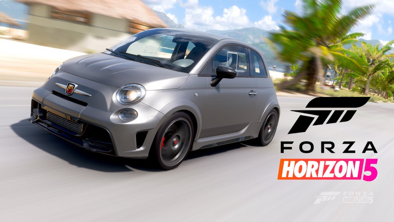 Probando el Abarth 695 Biposto (Fiat 500) - Forza Horizon 5 - YouTube