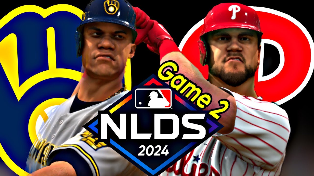 NLDS GAME 2 VS. PHILLIES | MLB THE SHOW 23 MILWAUKEE BREWERS FRANCHISE ...