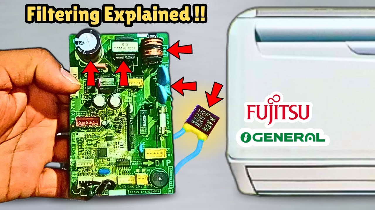 Fujitsu AC Circuit Repair Tips: Hidden Fuse & Filtering Explained ...