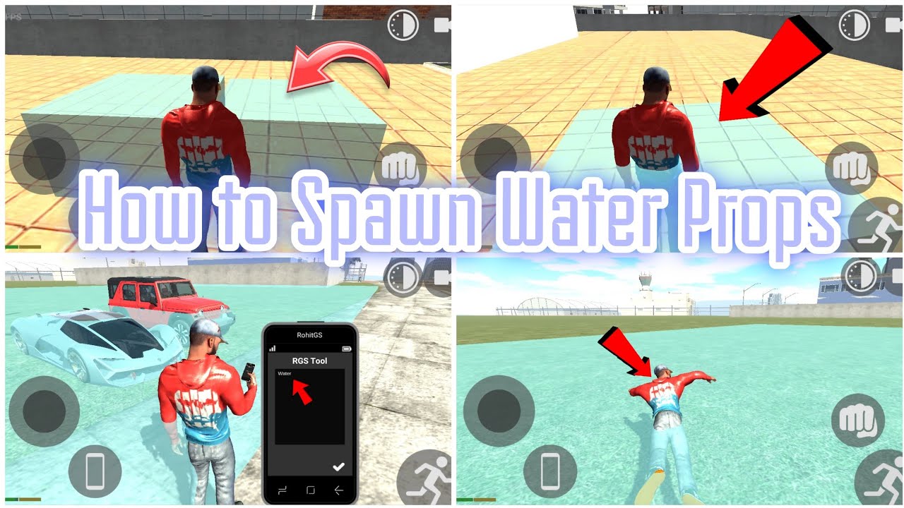 How To Spawn Water Props 100% Real 💯🤩 | Water Props Cheat Code 🤯💯 | How ...