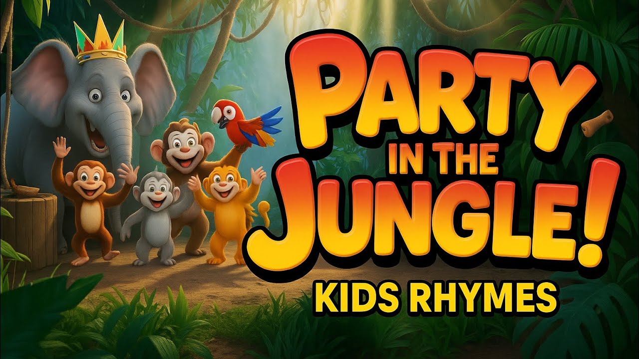 Kids Jungle Rhymes 🐒🦁 | Jungle Animal Rhymes for Kids | Kids Rhymes ...