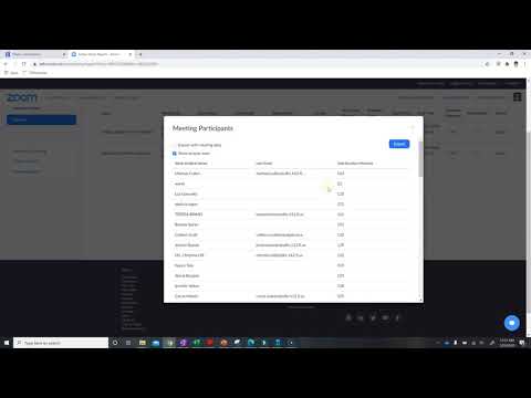 How to Pull Zoom Usage Reports - YouTube