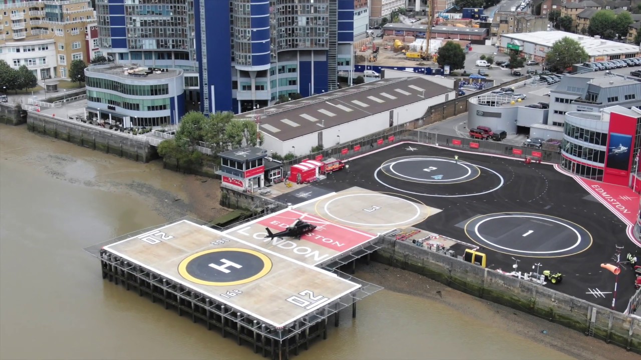 Edmiston London Heliport September 2019 - YouTube